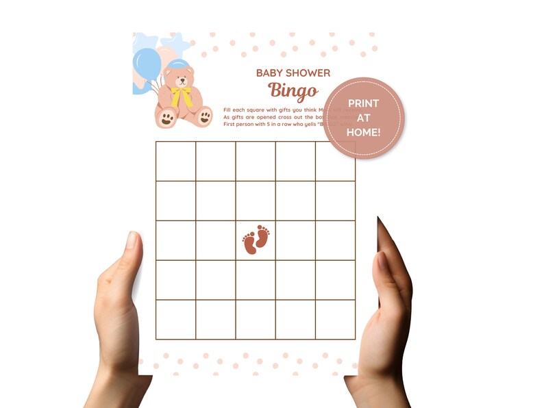 Teddy Bear Baby Shower Games, Teddy Bear Baby Shower Game Bundle, Teddy ...
