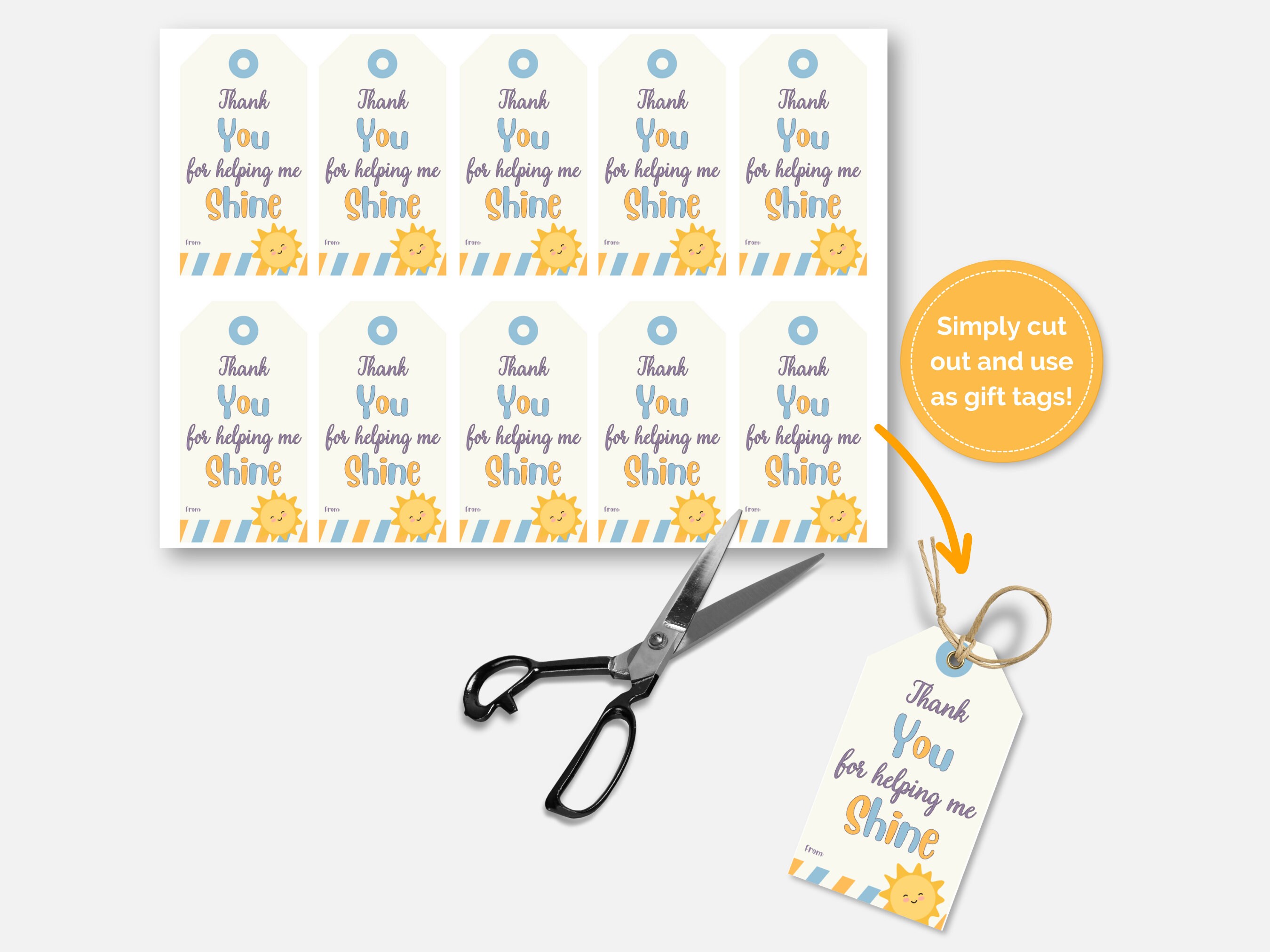 Teacher Appreciation Gift Tag, Teacher Appreciation Tags, Teacher Thank ...