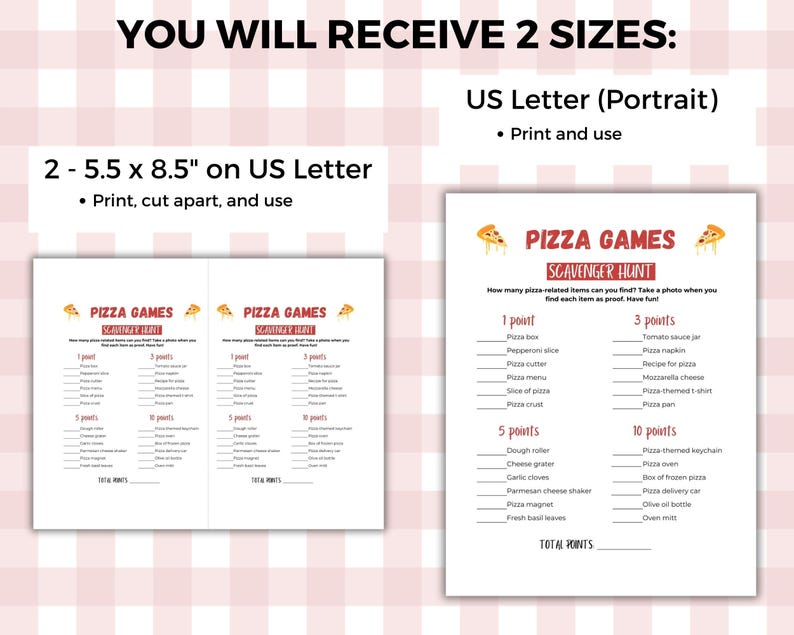 Pizza Games, Pizza Party Games, Baby Shower Games, Slumber Party Games ...