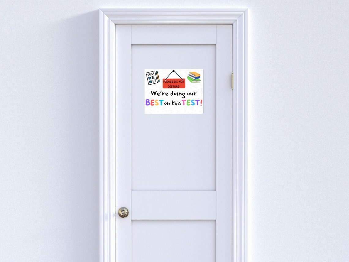 Do Not Disturb Testing Sign, Testing Do Not Disturb Door Sign ...