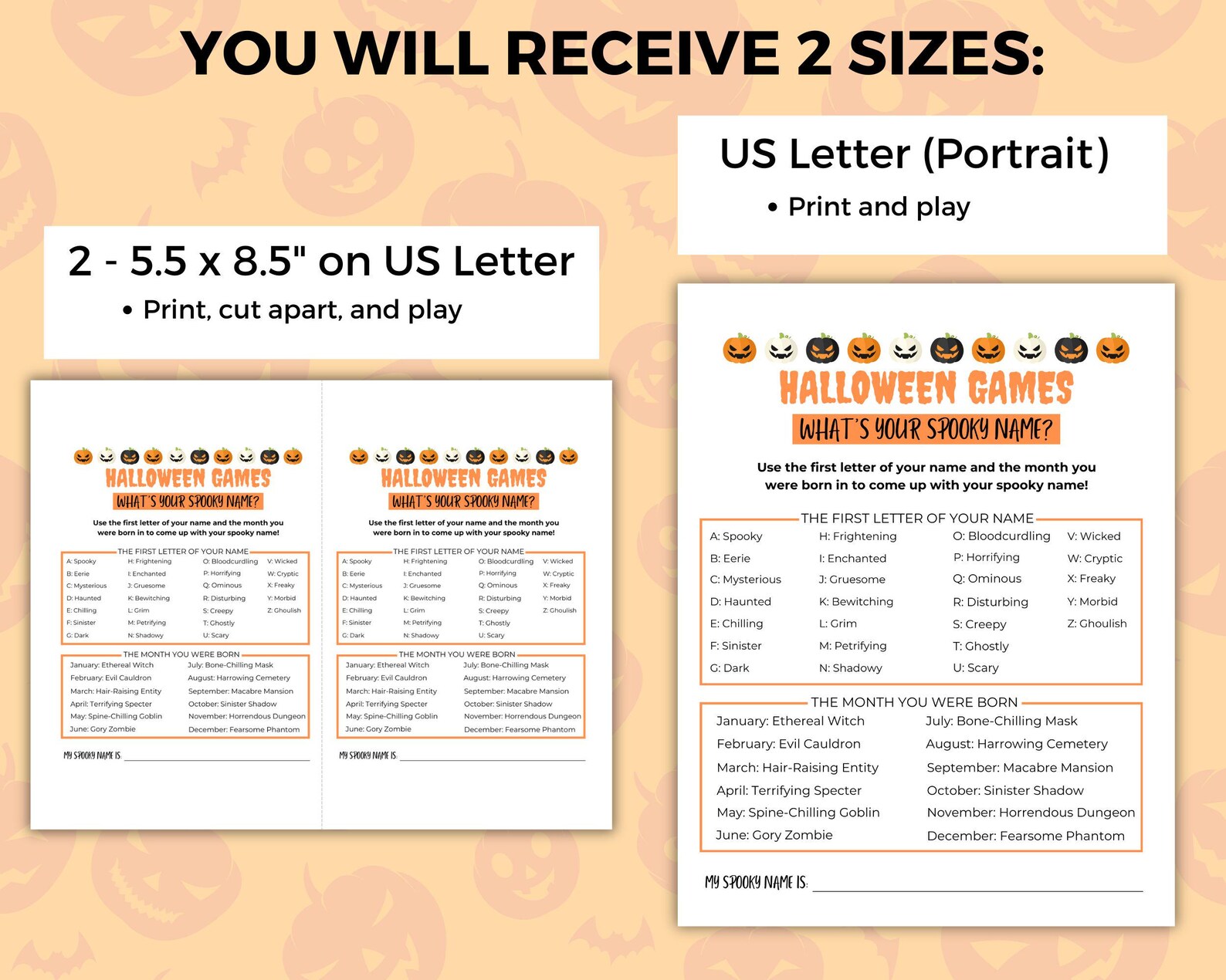 What's Your Halloween Name, What's Your Spooky Name, Halloween Name ...