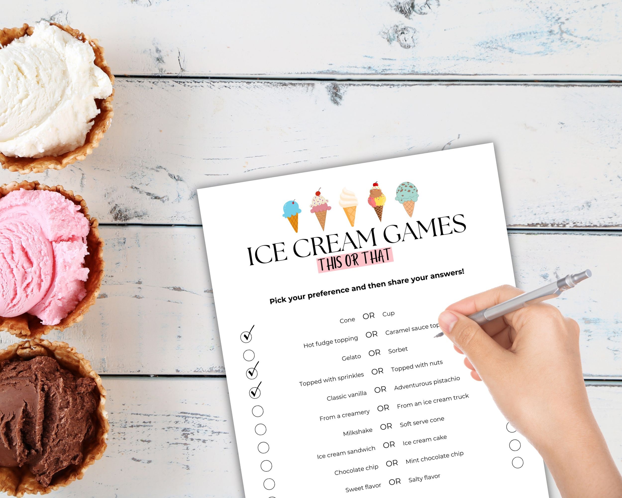 Ice Cream Games, Ice Cream Party Games, Ice Cream Game Printable, Ice ...