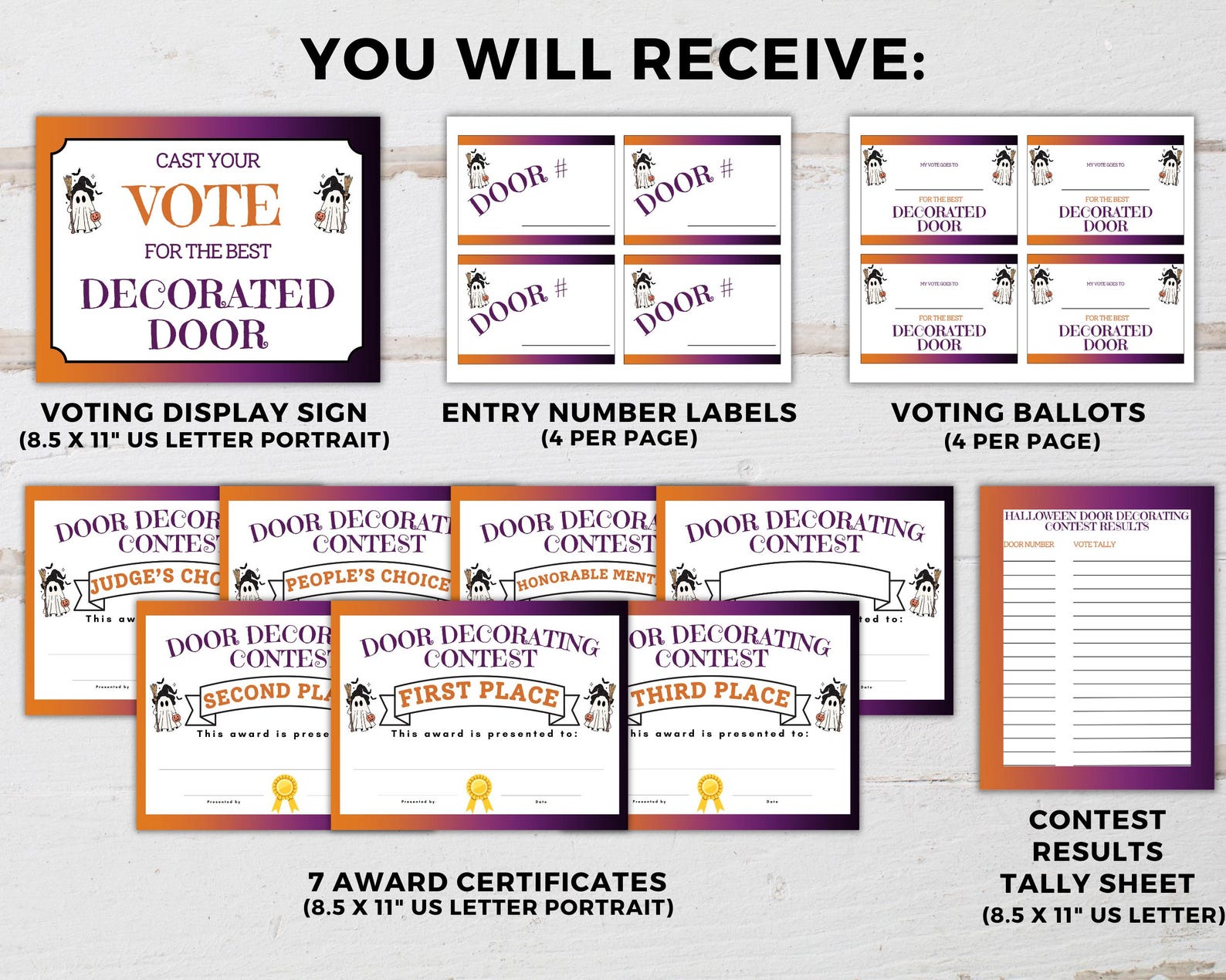 Halloween Door Decorating Contest Kit, Best Door Decorating Contest ...