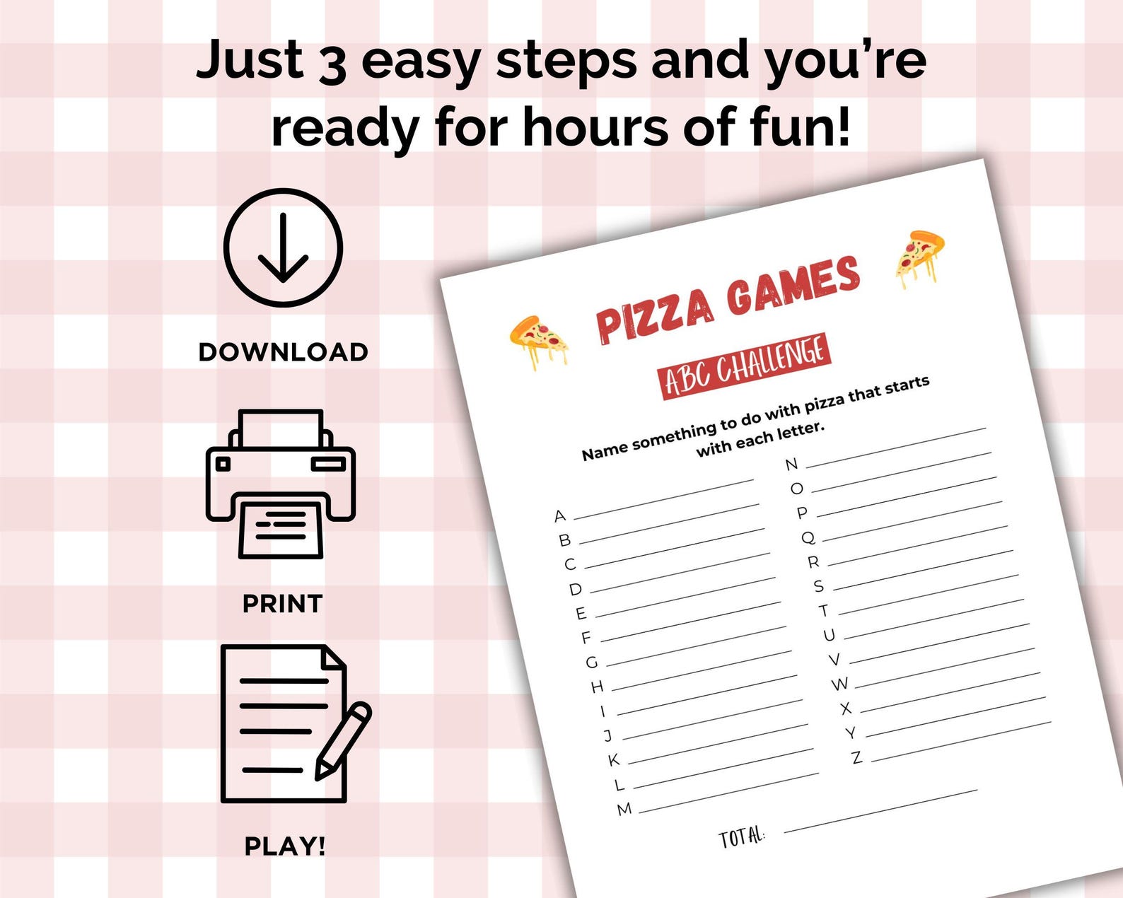 Pizza Games, Pizza Party Games, Baby Shower Games, Slumber Party Games ...