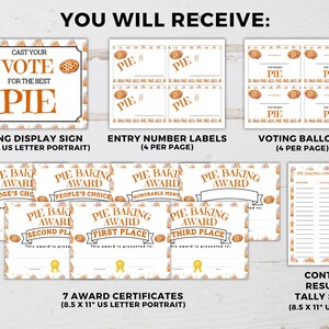 Pie Baking Contest Kit, Pie Baking Contest Bundle, Pie Bake Off, Pie ...