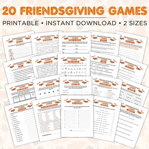 Friendsgiving Games, Friendsgiving Games for Adults, Teens, Kids ...