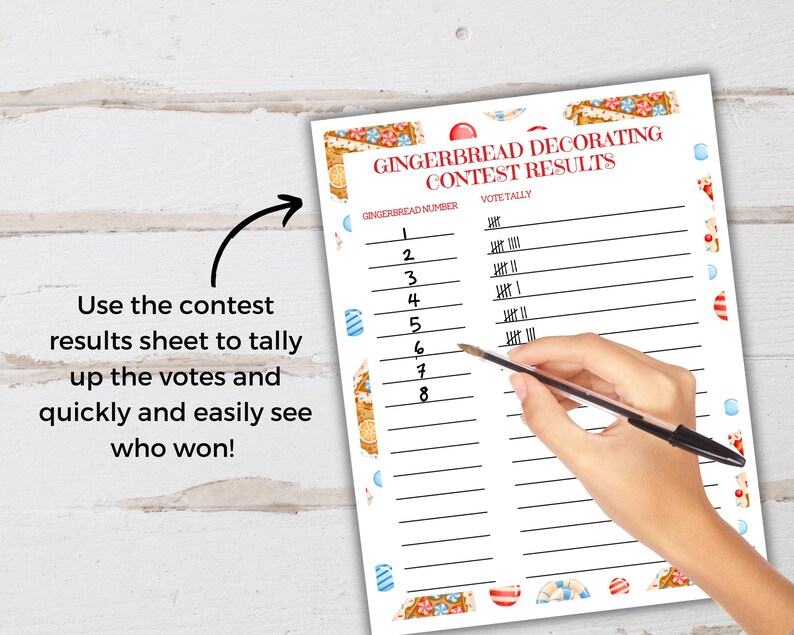 Gingerbread House Contest Kit, Gingerbread House Decorating Contest ...