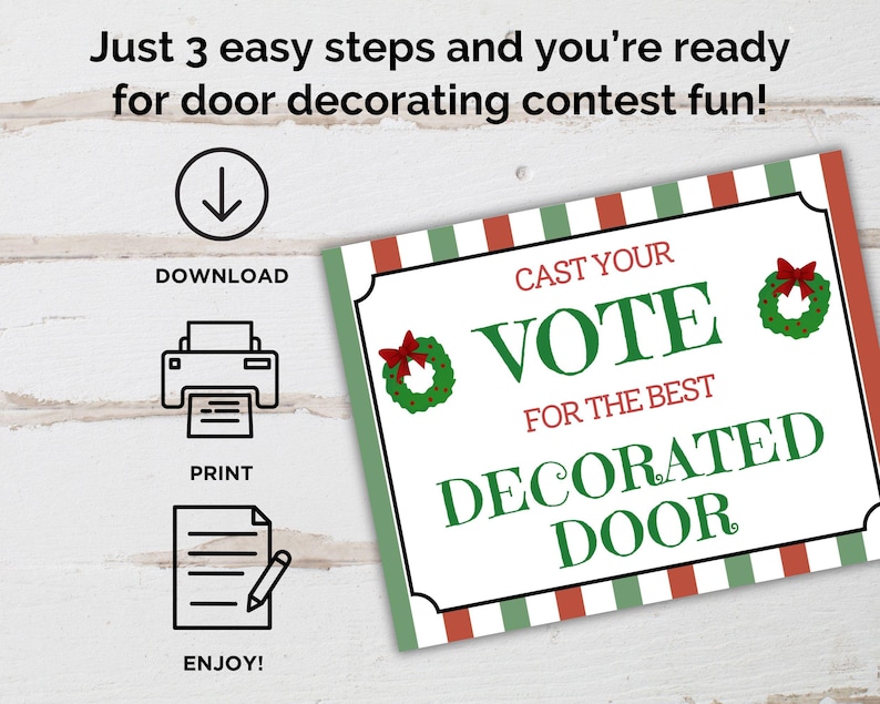 Door Decorating Contest Kit, Best Door Decorating Contest, Classroom ...