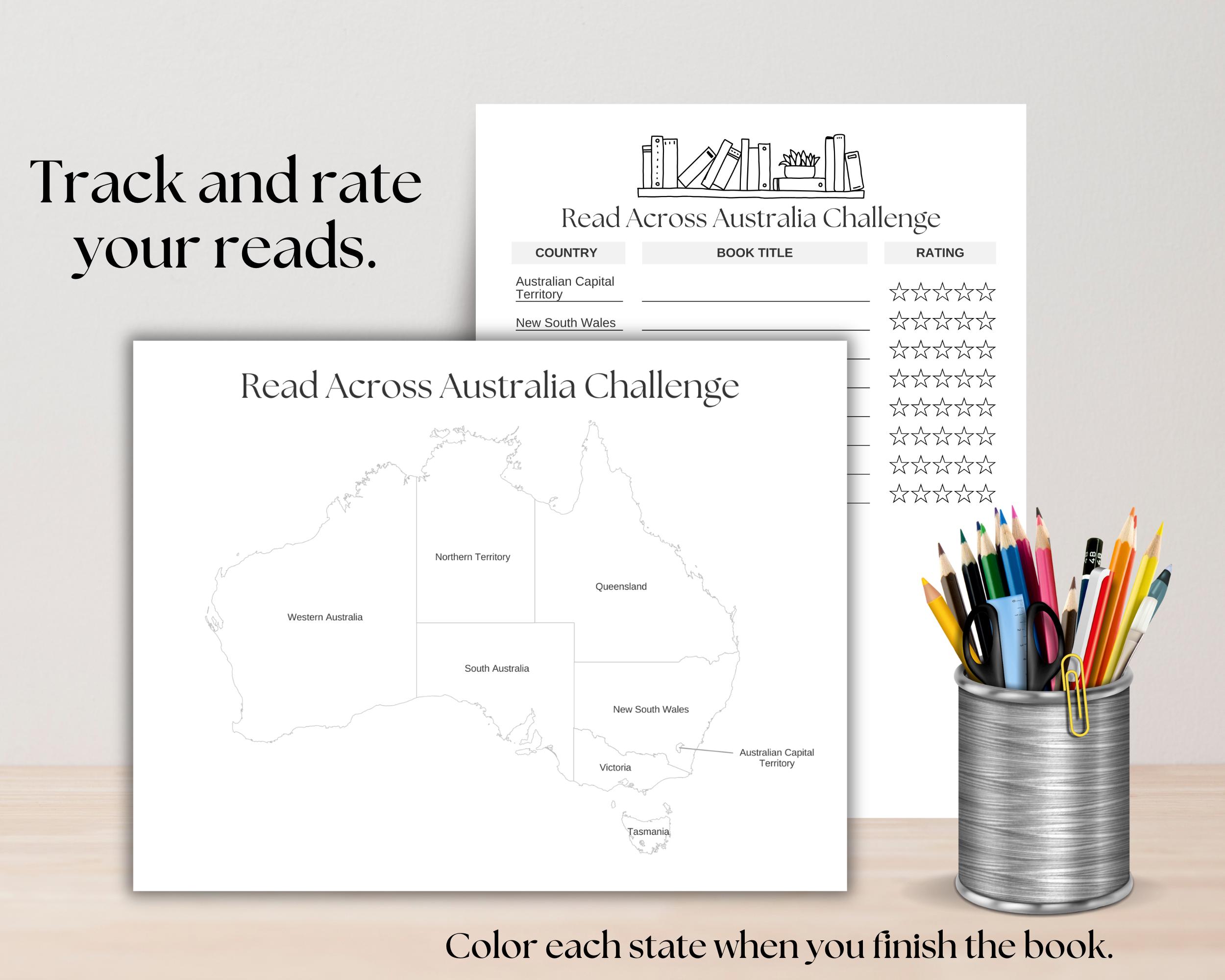 Read Across Australia Challenge, Australia Reading Challenge, Book ...