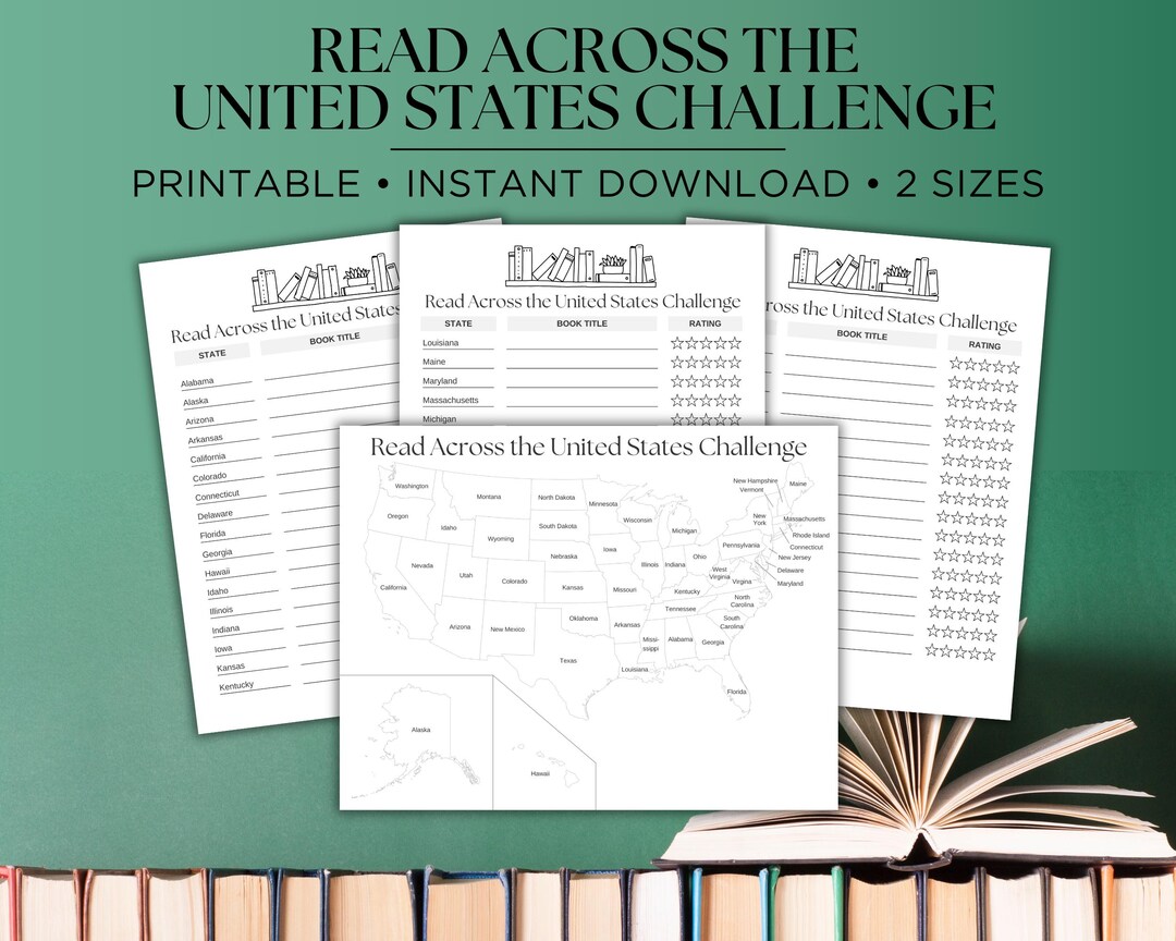 Read Across the United States Challenge, United States Reading ...