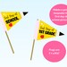 First Day of 1st Grade Pennant Flags, Printable Back to School Flags ...