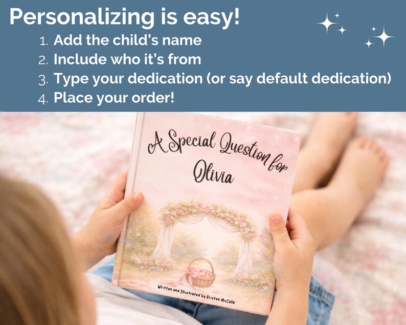 Personalized Flower Girl Book, Will You Be Our Flower Girl Proposal ...