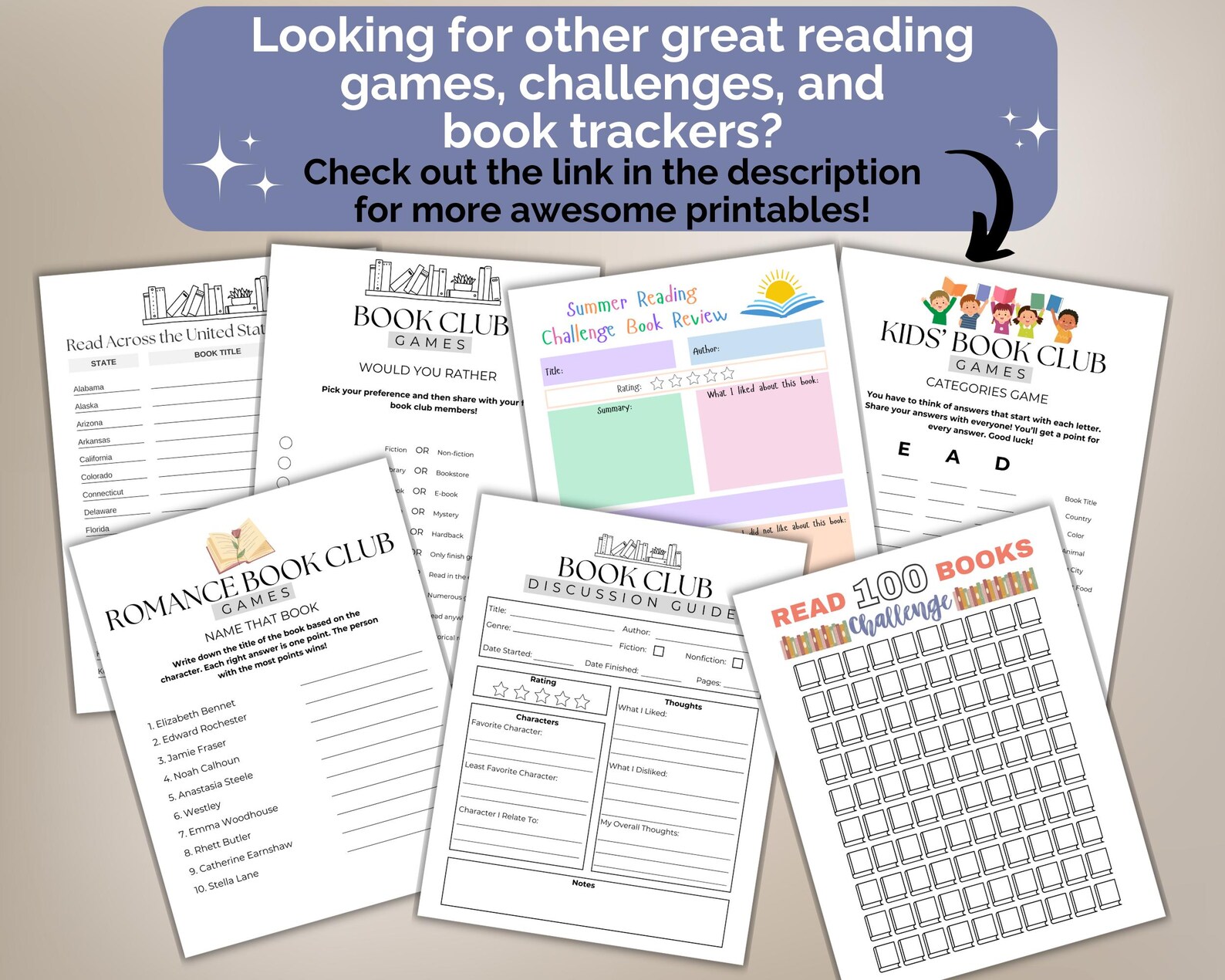 Book Club Starter Kit, Book Club Planner, Book Club Organizer Kit, Book ...