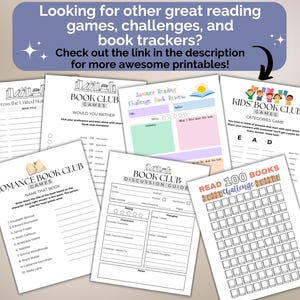 Book Club Starter Kit, Book Club Planner, Book Club Organizer Kit, Book ...