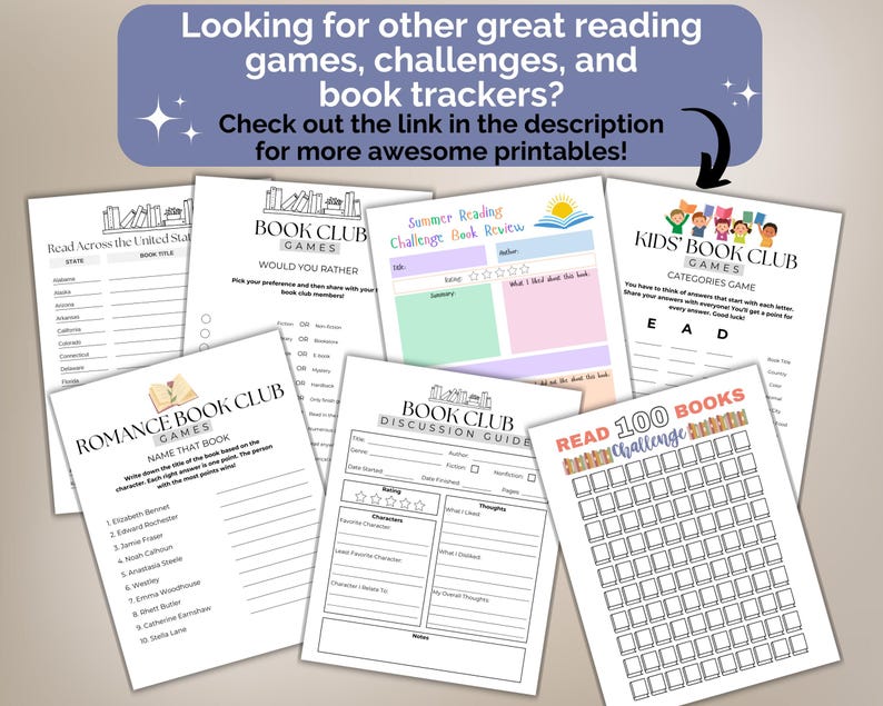 Book Club Starter Kit, Book Club Planner, Book Club Organizer Kit, Book ...