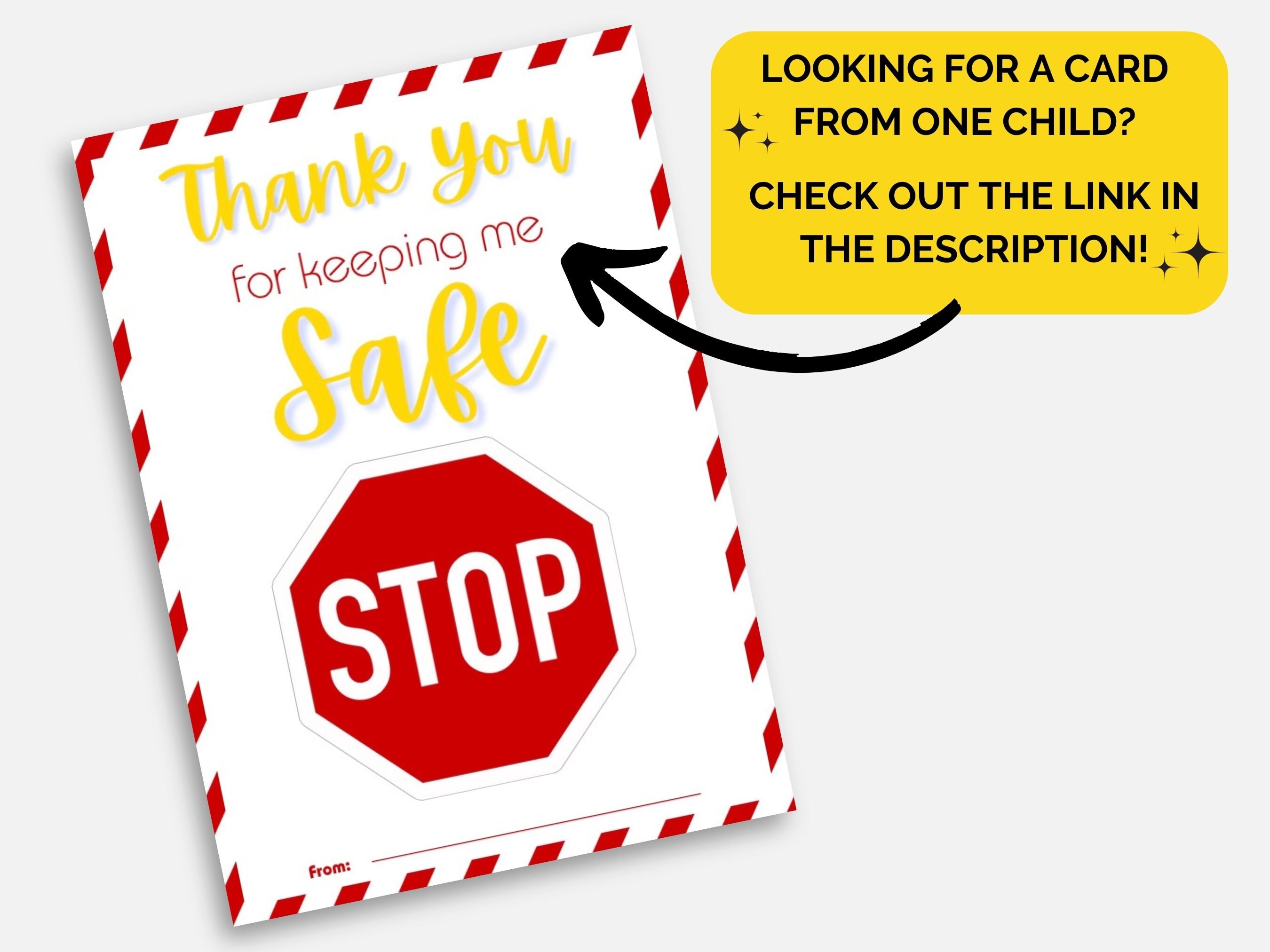 Crossing Guard Gift Card Holder, Crossing Guard Appreciation Gift Card ...