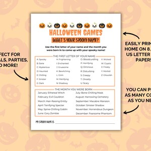 What's Your Halloween Name, What's Your Spooky Name, Halloween Name ...