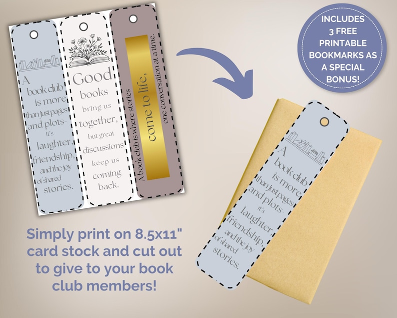 Book Club Starter Kit, Book Club Planner, Book Club Organizer Kit, Book ...