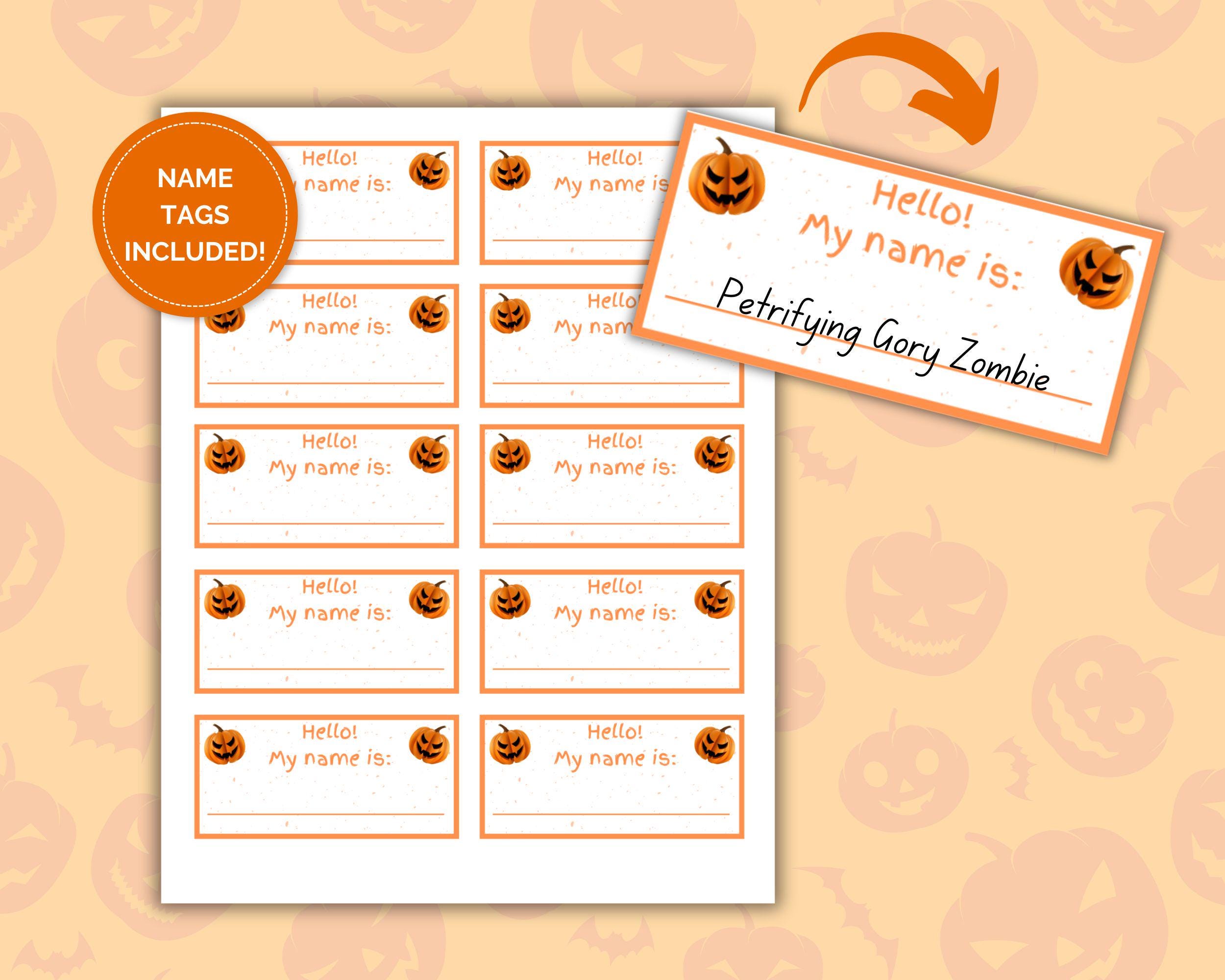 What's Your Halloween Name, What's Your Spooky Name, Halloween Name ...