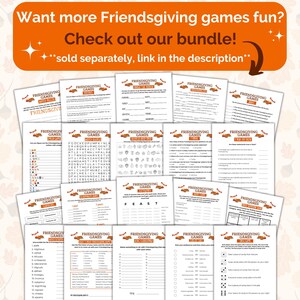 Friendsgiving Charades, Friendsgiving Game, Printable Charades ...