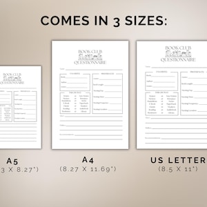 Book Club Starter Kit, Book Club Planner, Book Club Organizer Kit, Book ...