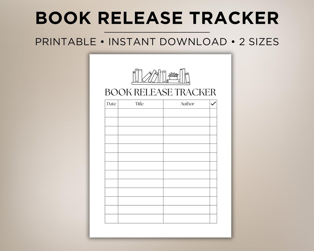 Book Release Tracker, Book Wishlist, Books to Buy, Upcoming Book List ...