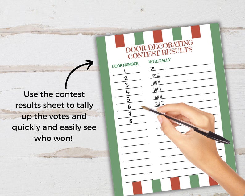 Door Decorating Contest Kit, Best Door Decorating Contest, Classroom ...