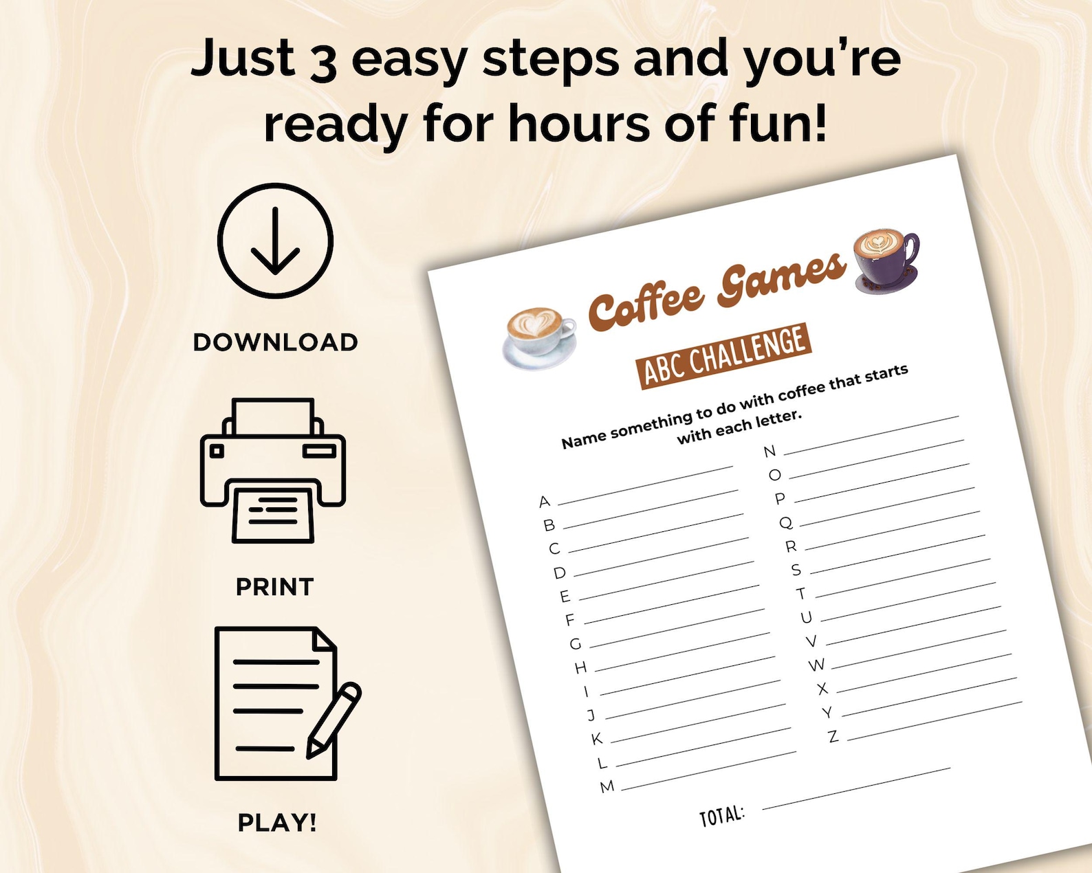 Coffee Games, Coffee Shop Games, Coffee Lover Games, Coffee Activities ...