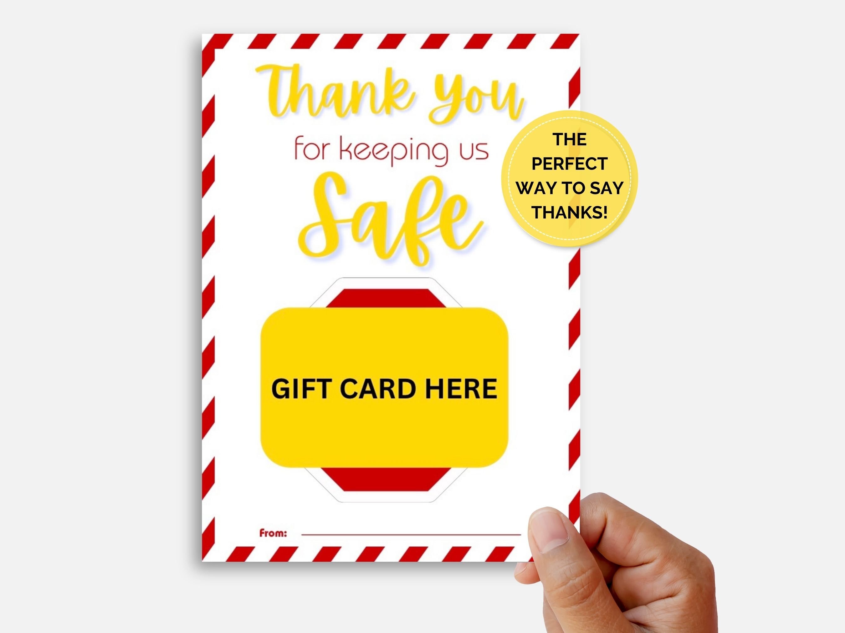 Crossing Guard Gift Card Holder, Crossing Guard Appreciation Gift Card ...