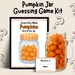 Guess How Many Candy Pumpkins in the Jar, Baby Shower Game, Kids ...