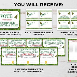 Christmas Tree Decorating Contest Kit, Christmas Tree Contest Kit ...