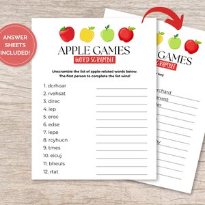 Apple Games, Apple Orchard Games, Apple Game Bundle, Apple Party Games ...