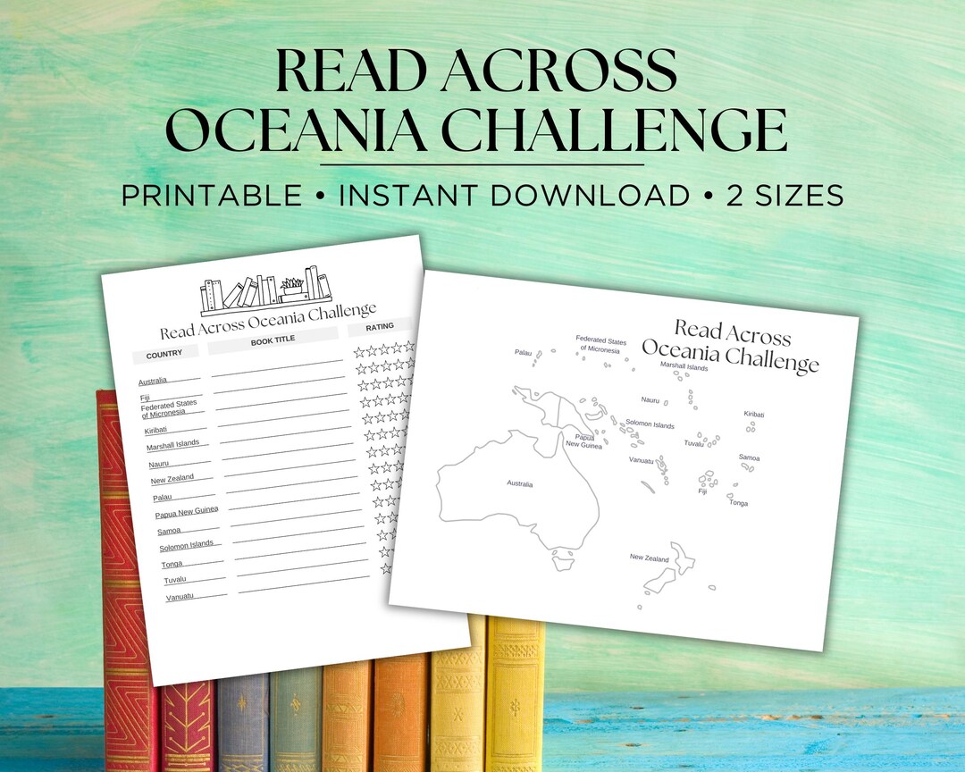Read Across Oceania Challenge, Oceania Reading Challenge, Book ...