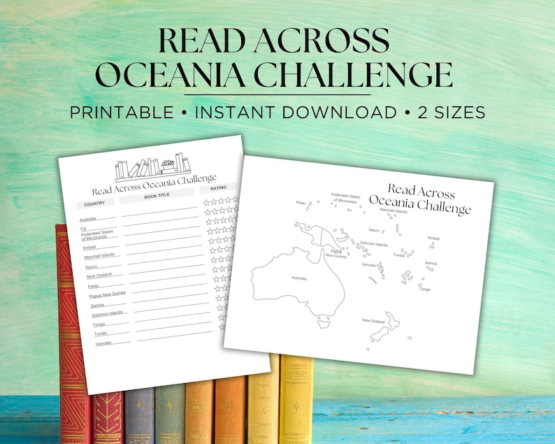 Read Across Oceania Challenge, Oceania Reading Challenge, Book ...