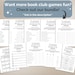 Book Club Who is Most Likely to Game, Book Club Icebreaker Game, Book ...