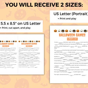 Halloween Spooky Libs Game, Halloween Ad Libs, Halloween Fill in the ...