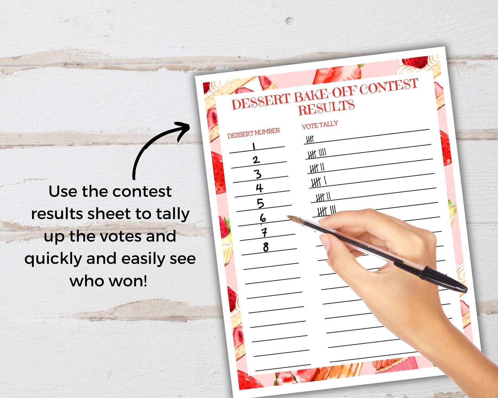 Dessert Bake-off Contest Kit, Dessert Contest, Dessert Competition ...