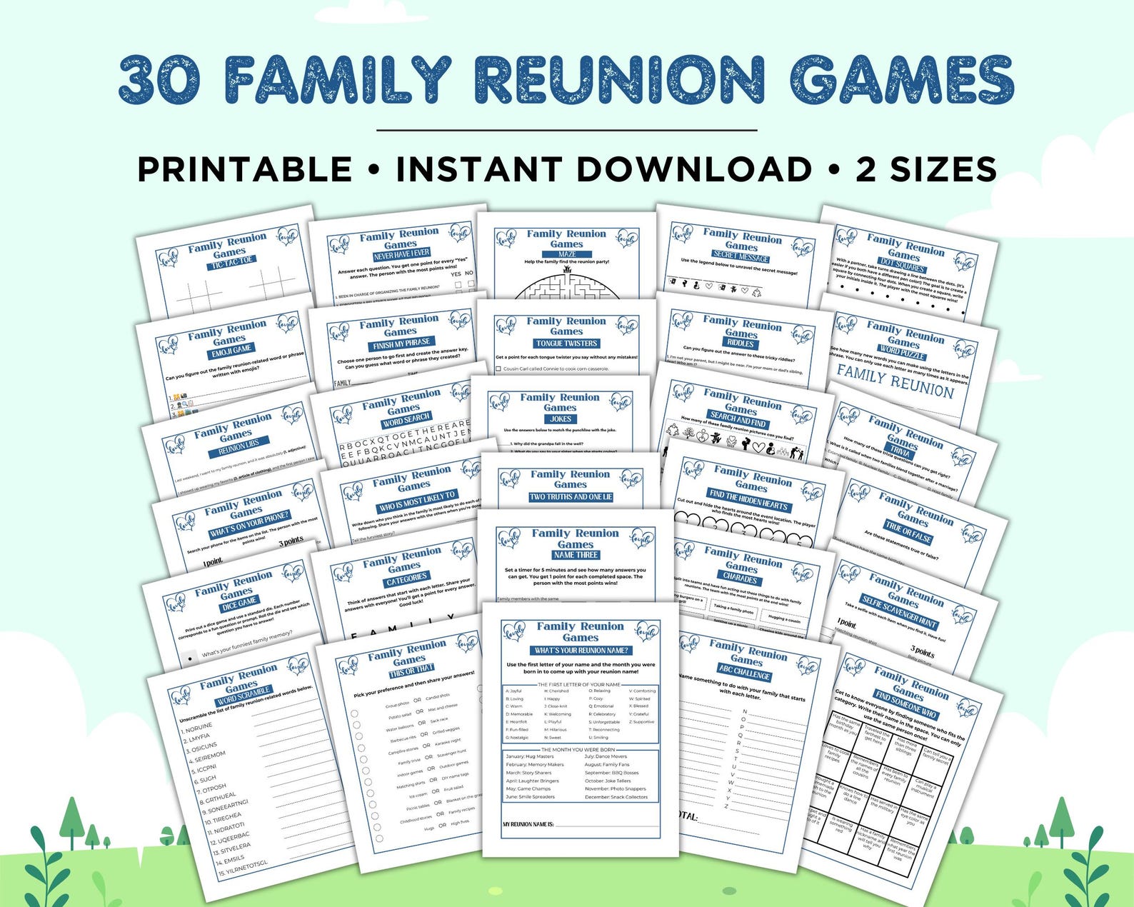 Family Reunion Games, Family Reunion Ideas, Family Reunion Party ...