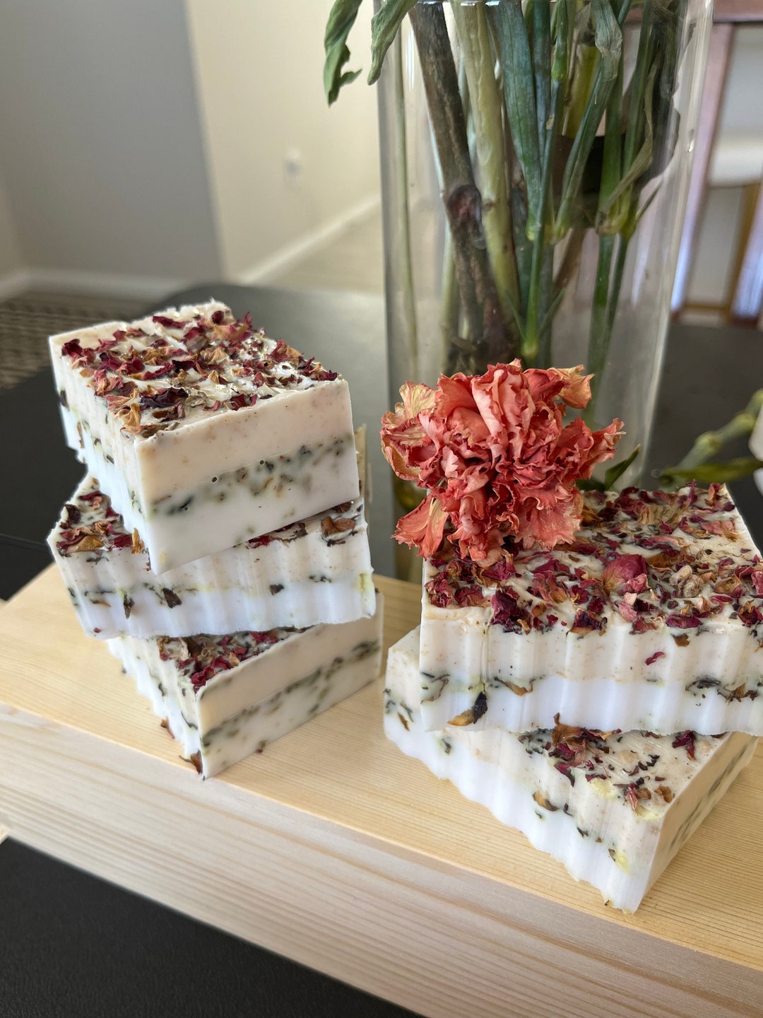 Rose Petal-infused Goat Milk Hand Soap With Magnolia Blossom Essence - Etsy