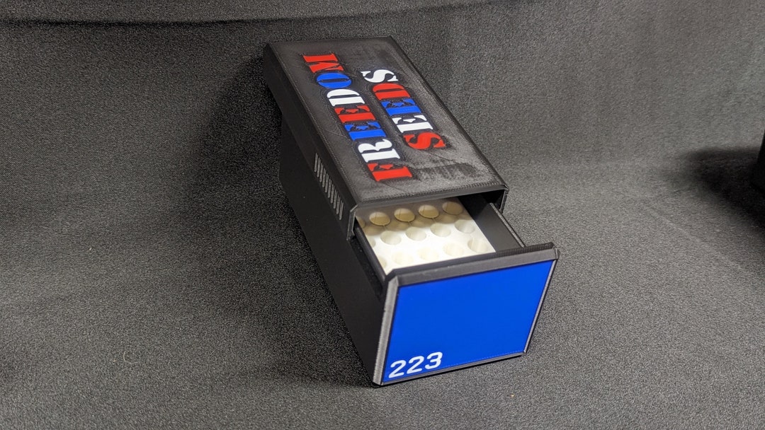 223 3D Printed Ammo Box - Etsy