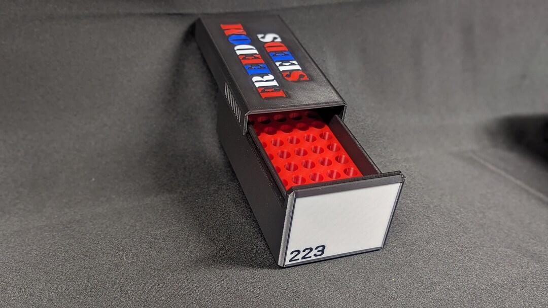 223 3D Printed Ammo Box - Etsy