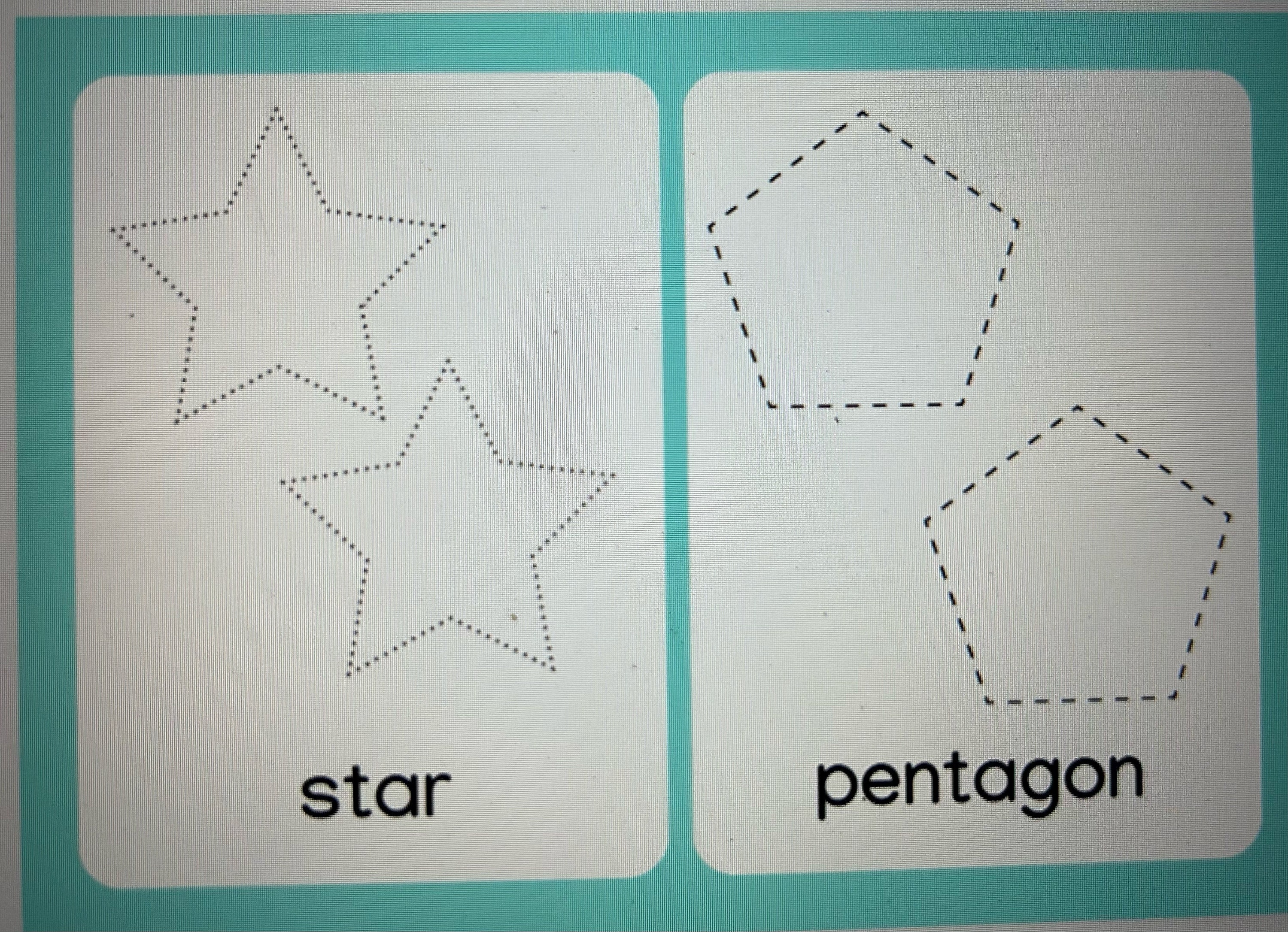 Trace the Shapes! 4 Pages of Shapes! - Etsy