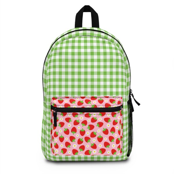 Strawberry Backpack - Etsy