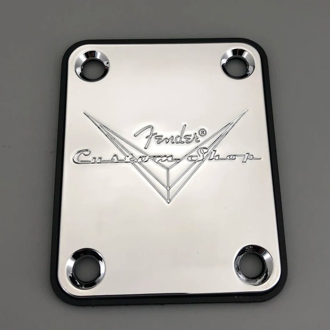 Fender Tribute Guitar Neck Plate for Strat and Tele Guitars Custom Shop ...