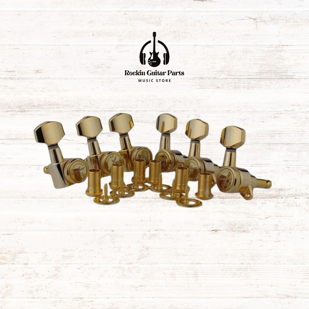 Custom Shop Metal Locking Machine Head Tuners Fits Electric Guitars Set ...