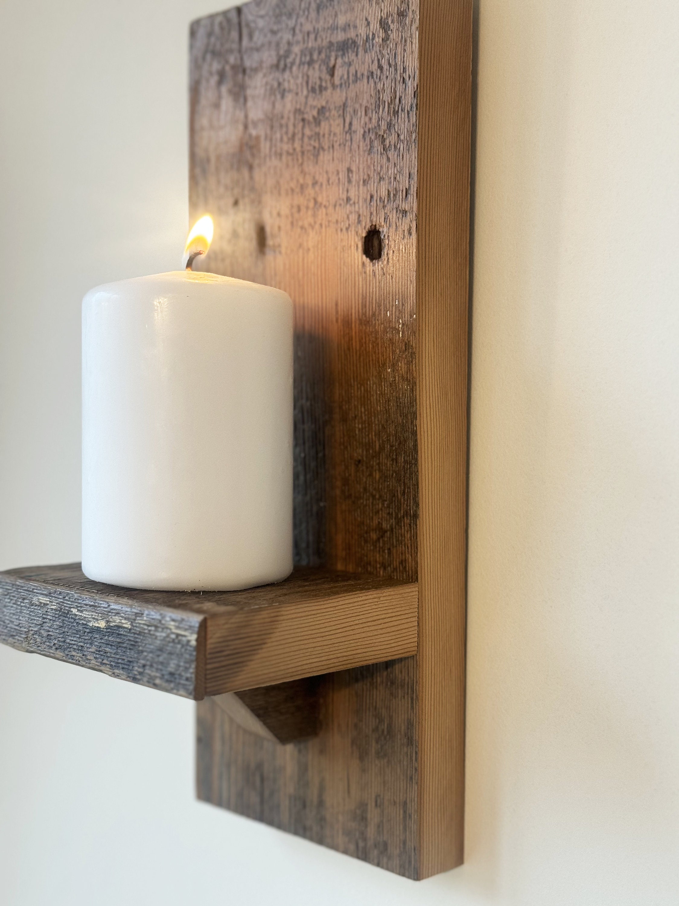 Farmhouse Candle Sconces - Etsy