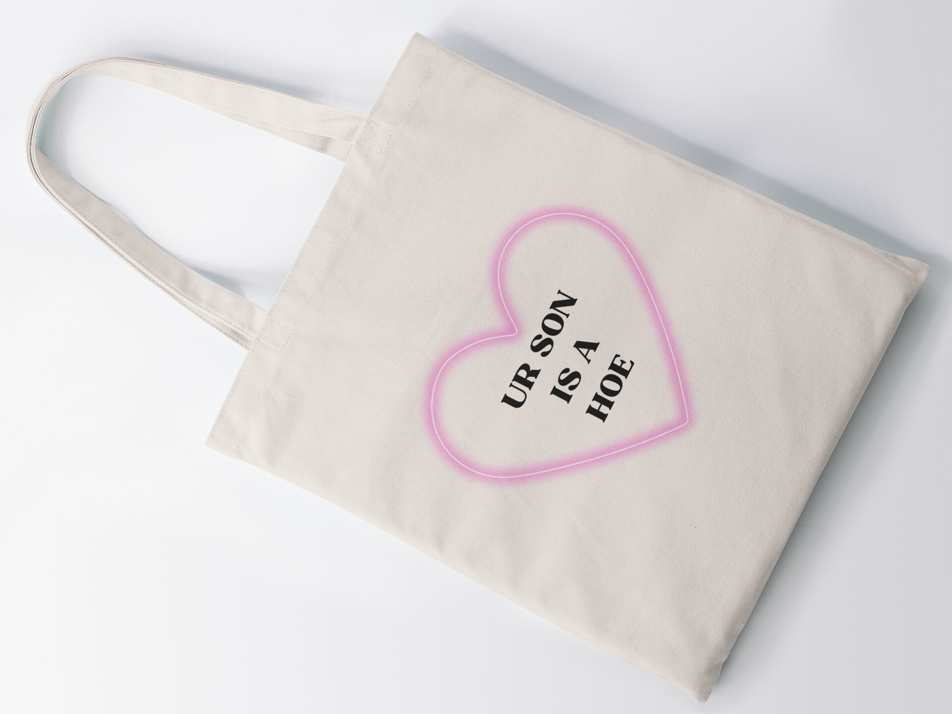UR SON IS a Hoe Tote Bag | Y2k| Aesthetic| Funny| Graphic| Throwback ...