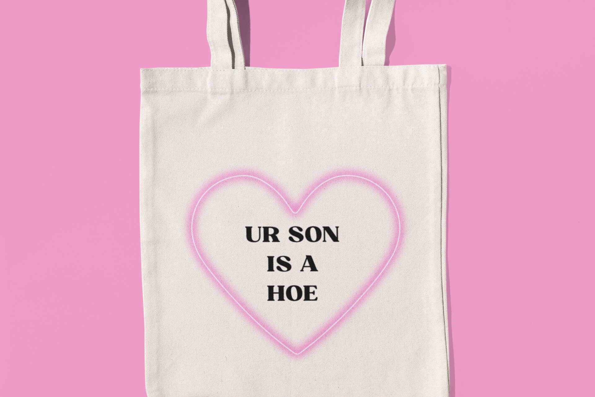 UR SON IS a Hoe Tote Bag | Y2k| Aesthetic| Funny| Graphic| Throwback ...