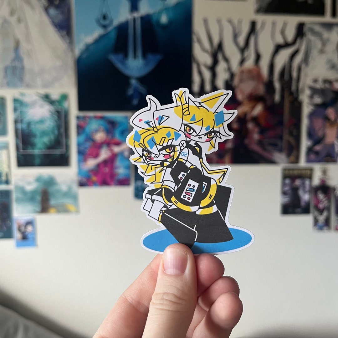CMYK Rin and Len - Sticker - Etsy