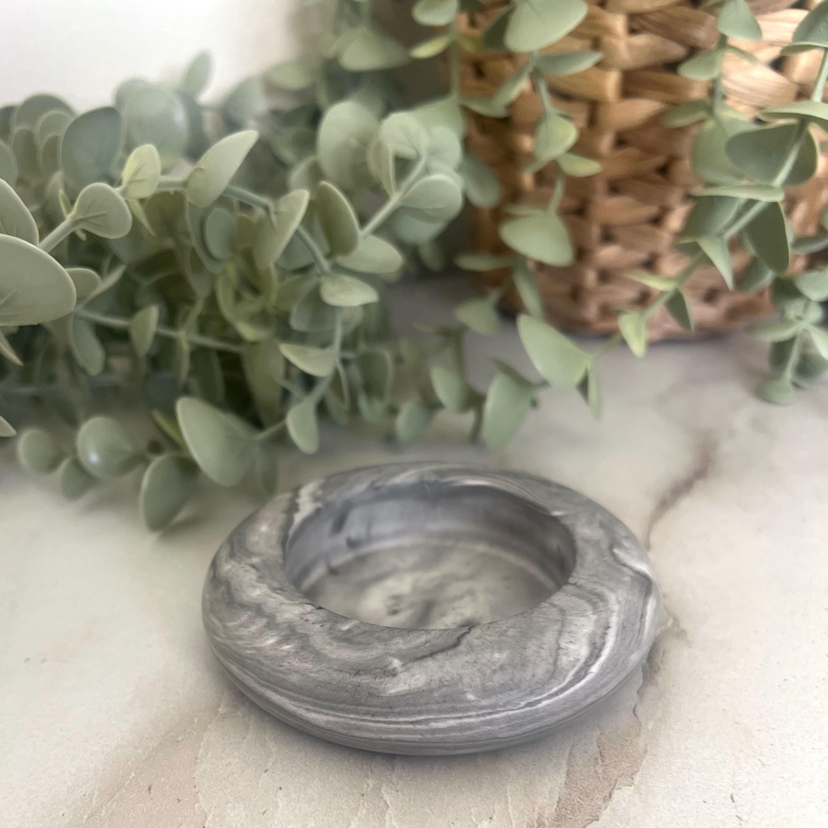 Ceramic Resin Succulent Dish, Trinket Dish, Candle Holder, Eco Friendly ...